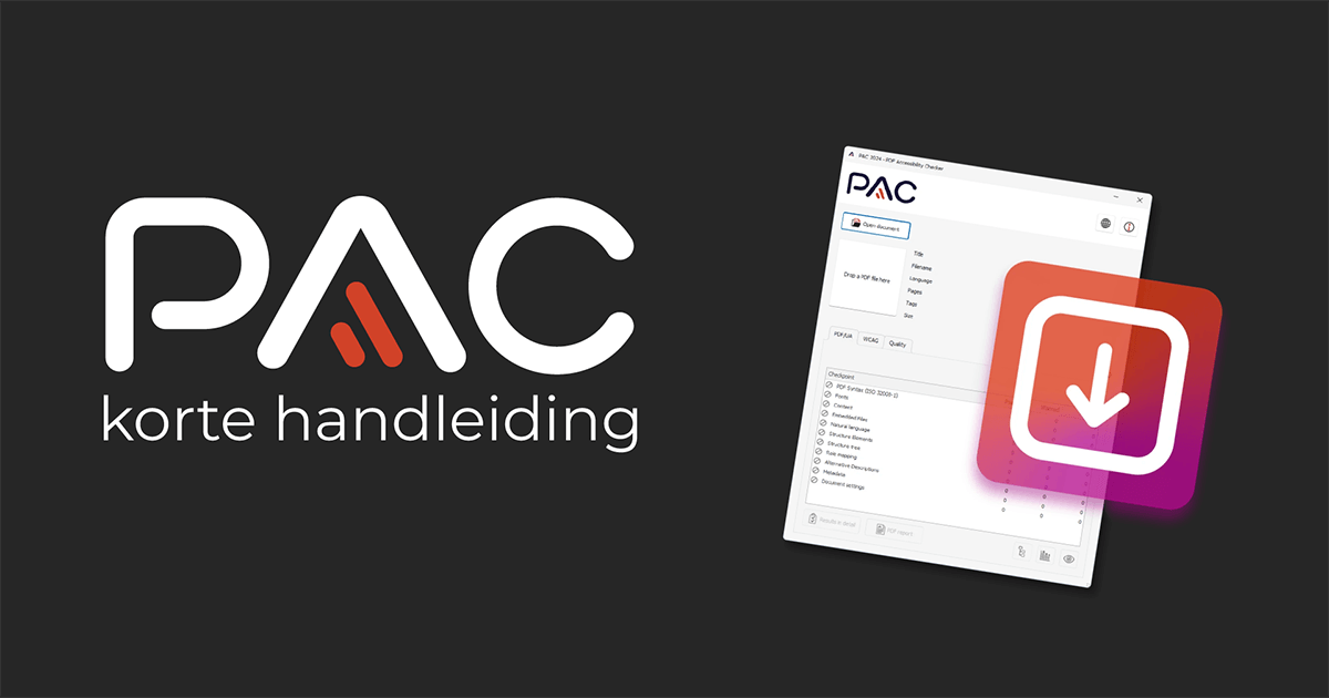 PAC 2024 korte handleiding